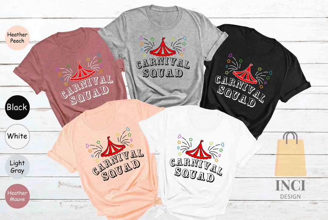 Carnival Squad Shirt, Carnival Party, Carnival Staff Shirt, Carnival ...