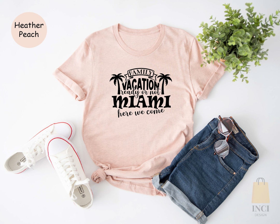 Miami Family Vacation Shirts Miami Trip Tshirts Florida - Etsy