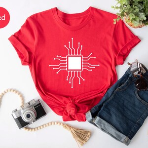 CPU Circuit Shirt, Computer Hardware T-shirt, Computer Science Tee ...