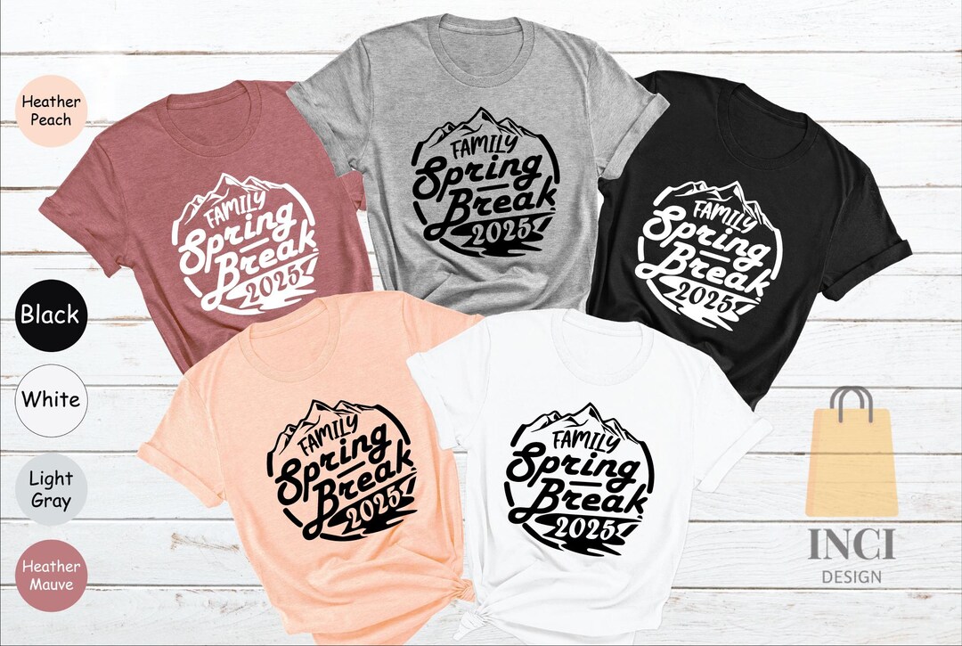 Family Spring Break 2025 Shirt, Spring Break Shirts, Family Spring ...