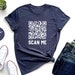 Custom QR Code Shirts, Make It Go to Any Web Address or Link, Scannable ...