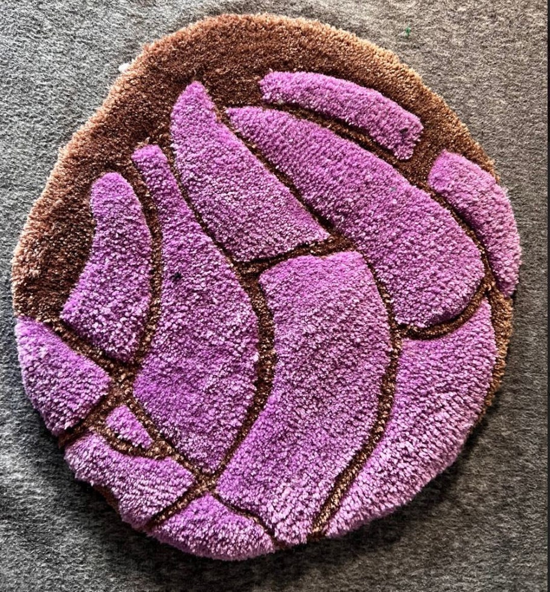 Concha Bread Custom Tufted Rug - Etsy