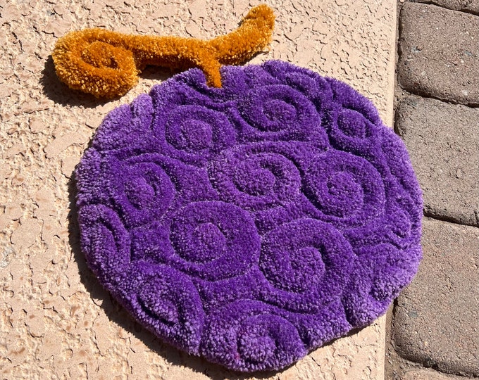 Custom One Piece Devil Fruit Gum-gum Fruit Gomu Gomu No Mi Tufted Rug ...