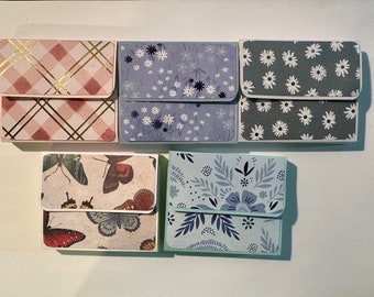 Vintage Florals Pastel Sticky Note Holders 3x3 Personalized Memo Pads ...