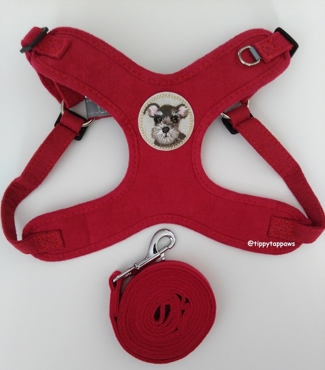 Custom Dog Harness - Dog Harness and Leash Set - Portrait Dog Harness ...