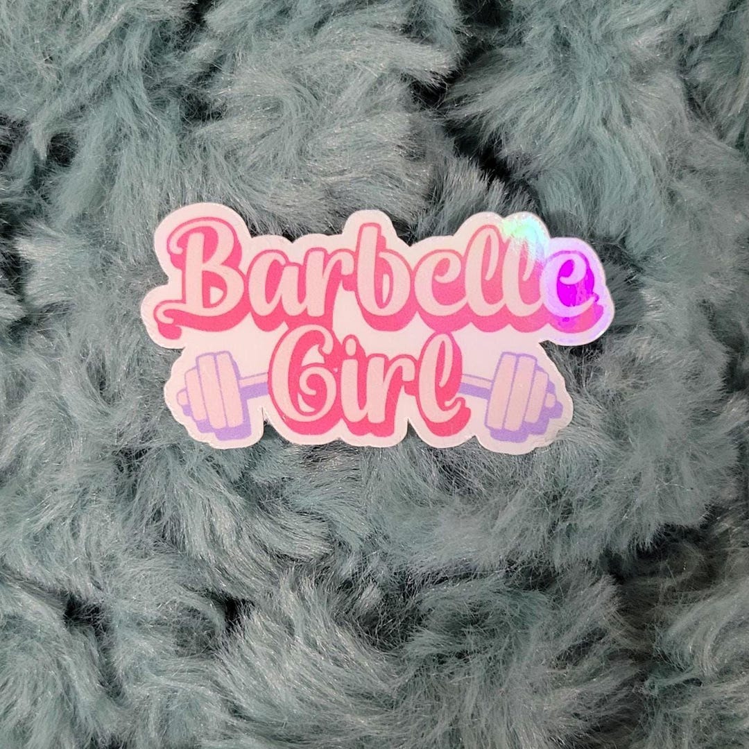 Barbelle Girl Gym Decals Lifting Girl Stickers Girl Stickers Workout ...