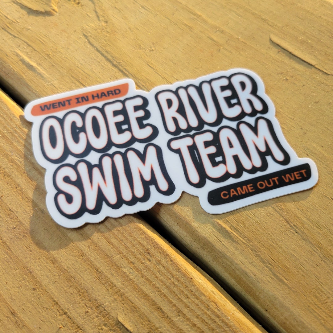 Ocoee Kayak Stickers Ocoee River Tennessee Stickers Ocoee Whitewater ...