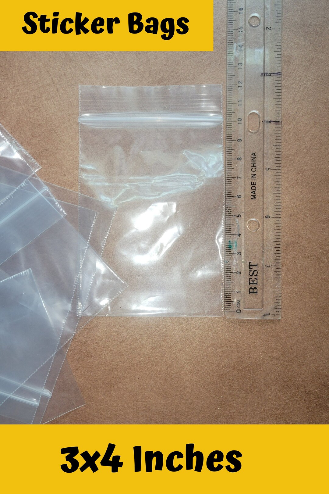 Baggies for Sticker Shop Sticker Bags 3x4 Small Sticker Bags - Etsy