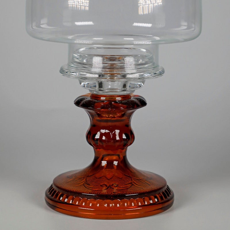 Glass Candle Lamp - Etsy