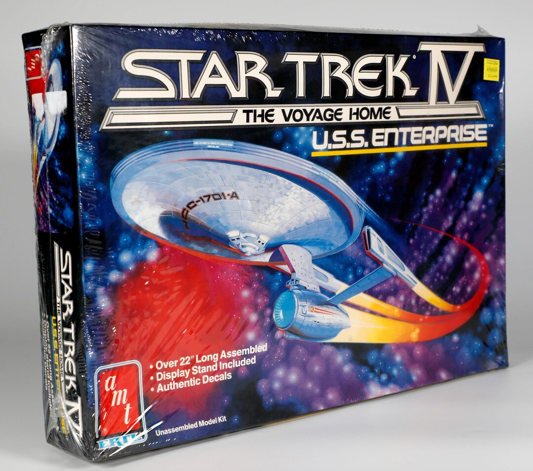 1986 Star Trek the Voyage Home USS Enterprise Model Kit by AMT ERTL ...
