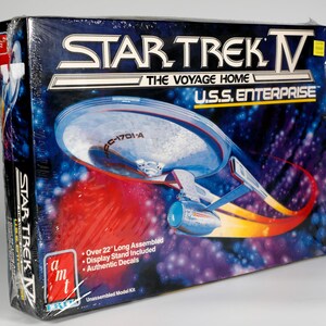 1986 Star Trek the Voyage Home USS Enterprise Model Kit by AMT ERTL ...