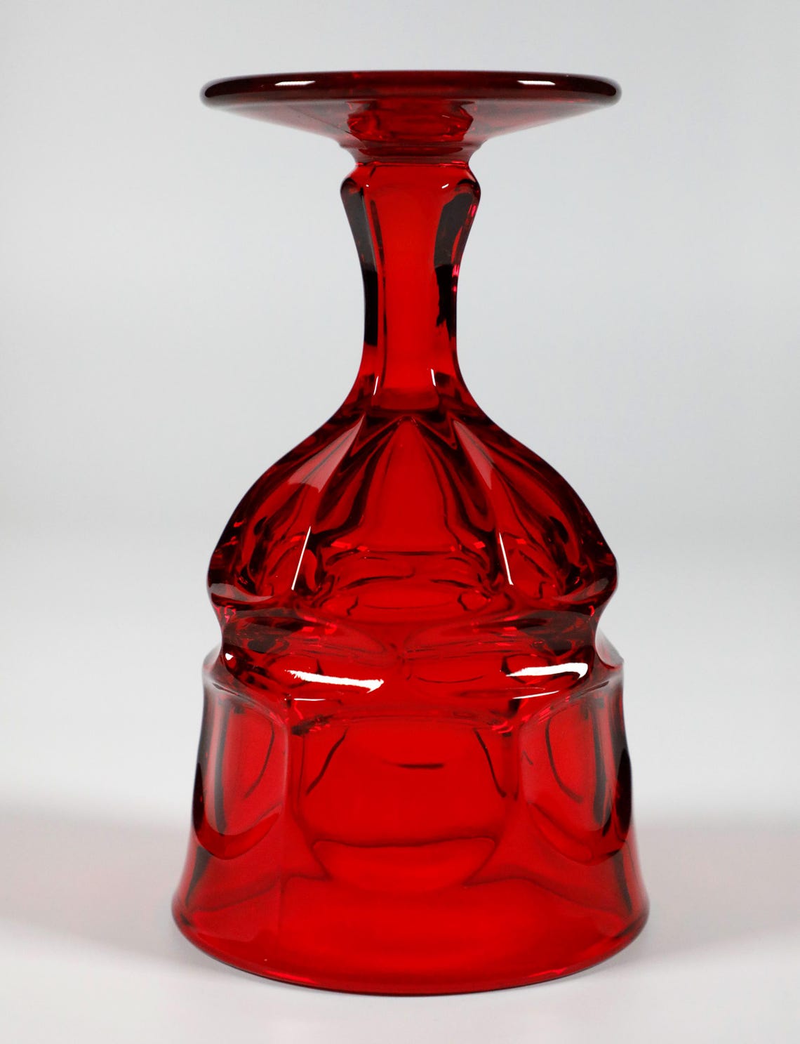 Vintage Fostoria Argus Ruby Red Glass Water Goblets Set of 5 - Etsy