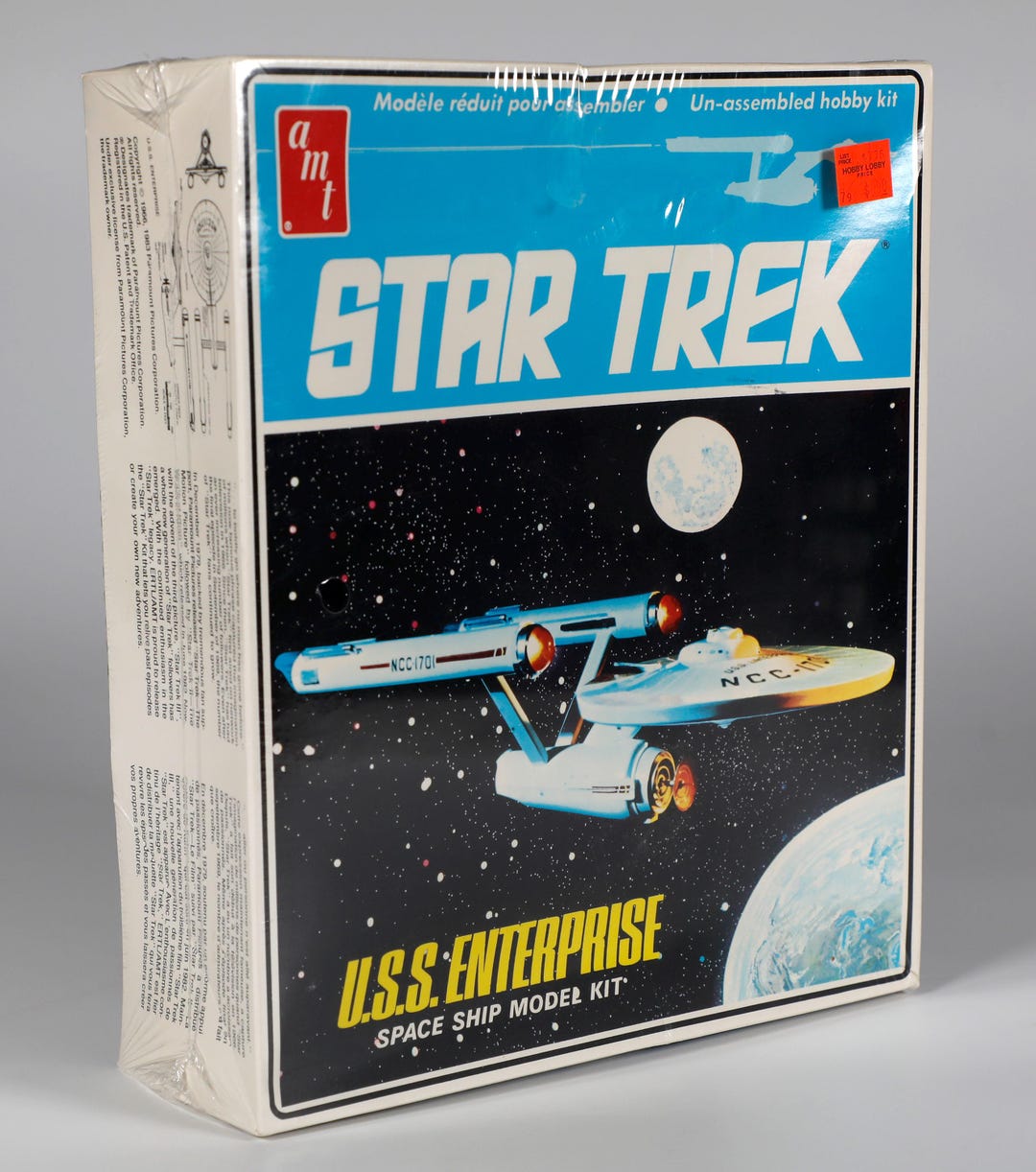 Vintage AMT Star Trek USS Enterprise Space Ship Model Kit 1983-private ...
