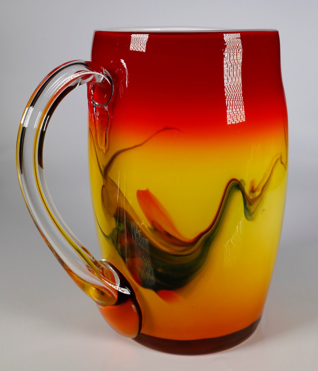 Vintage Dalian Glass Snowflake Pattern-pitcher W/ 12 Glasses - Etsy