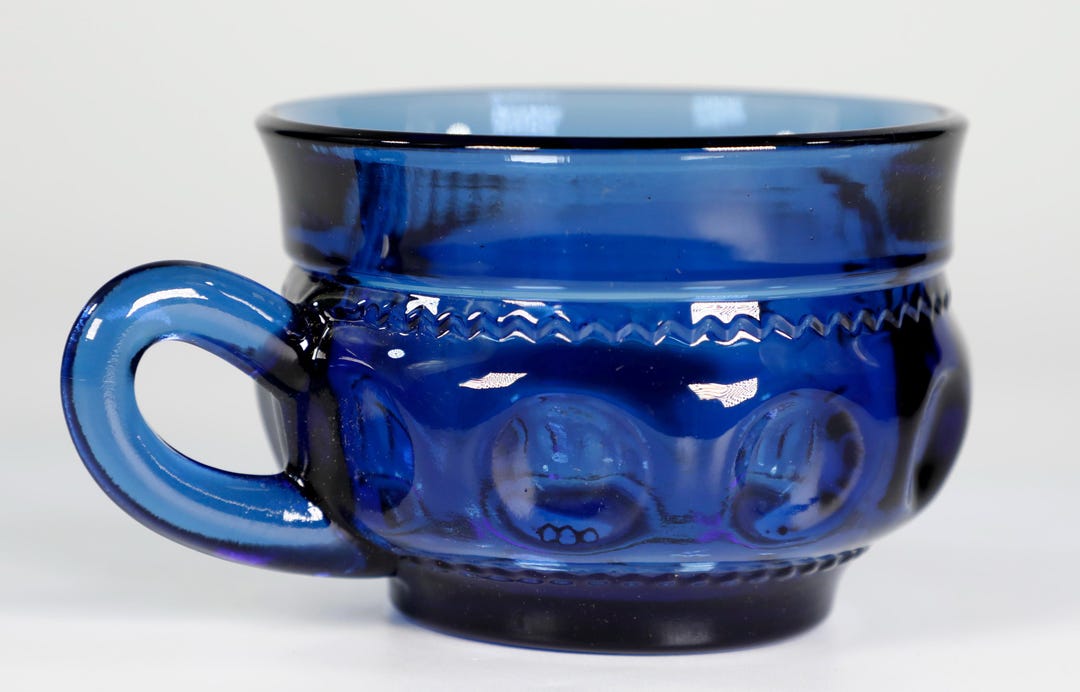 Vintage Tiara Exclusives Imperial Blue King's Crown Cups-sets of 4 - Etsy