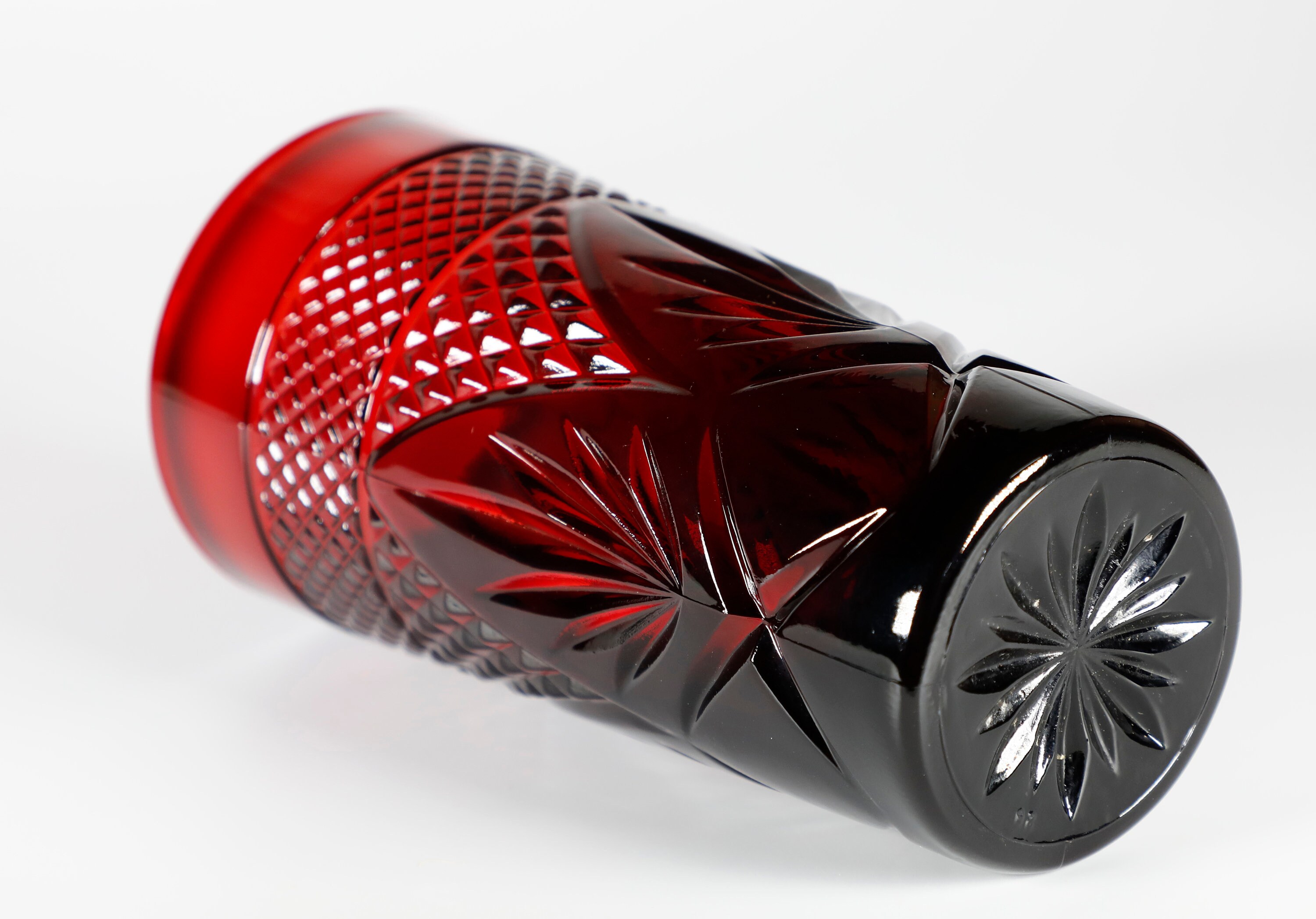 Luminarc Cristal D'arques Durand Ruby Red Drinking Glasses (sold ...