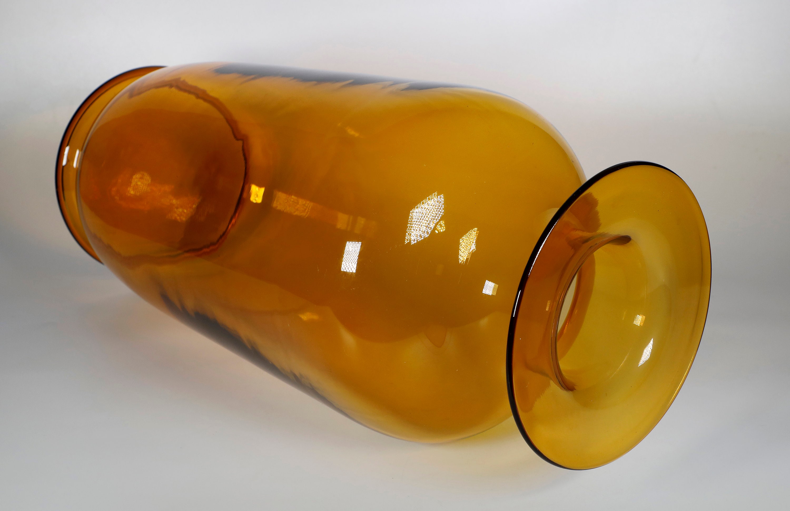 Vtg Tiara Glassware Gold/amber 20 Demijohn From 1974 - Etsy