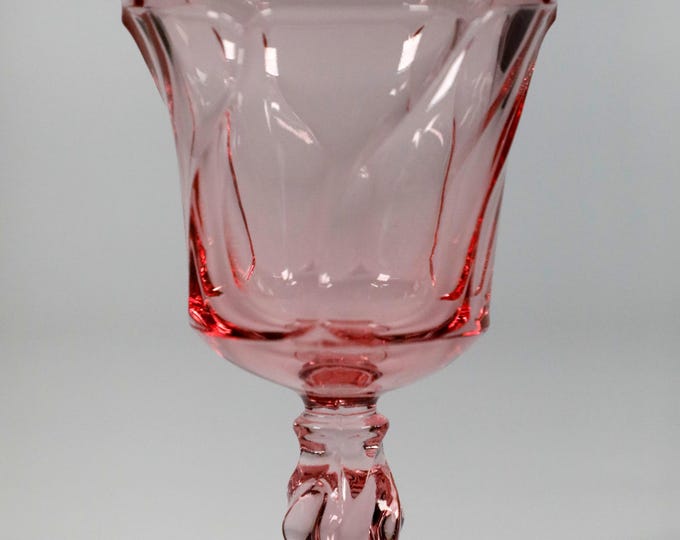 Vintage Pink Fostoria Jamestown Water Goblets Sets of 4 - Etsy