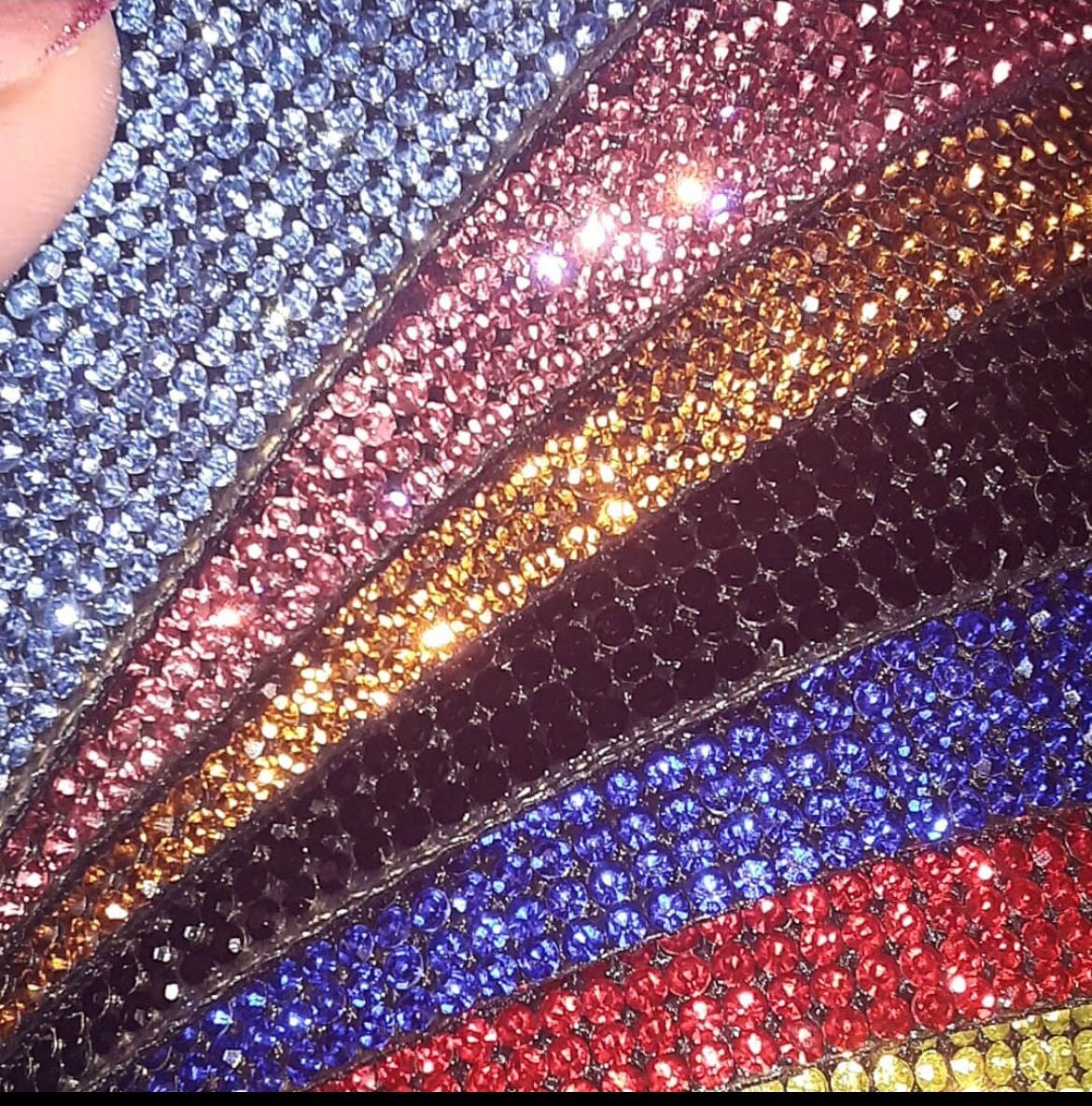 Diamond Stretch Choker | FREE SHIPPING, Handmade, Crystals, Bling ...