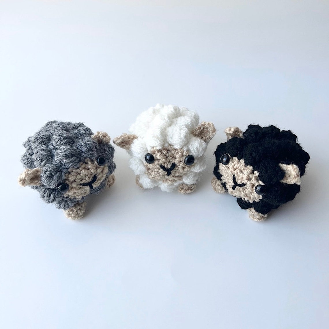 PATTERN Mini Sheep | Amigurumi Crochet Farm Barn Animals Stuffed Toys ...