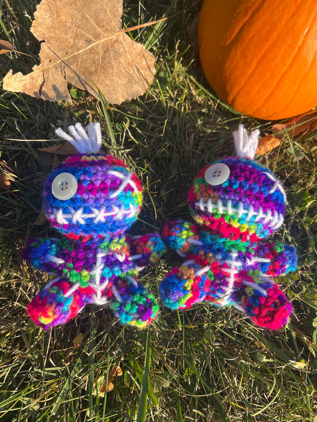 Rainbow Voodoo Doll | Crochet Stitch Doll, Pride Witchy Vibe Amigurumi ...