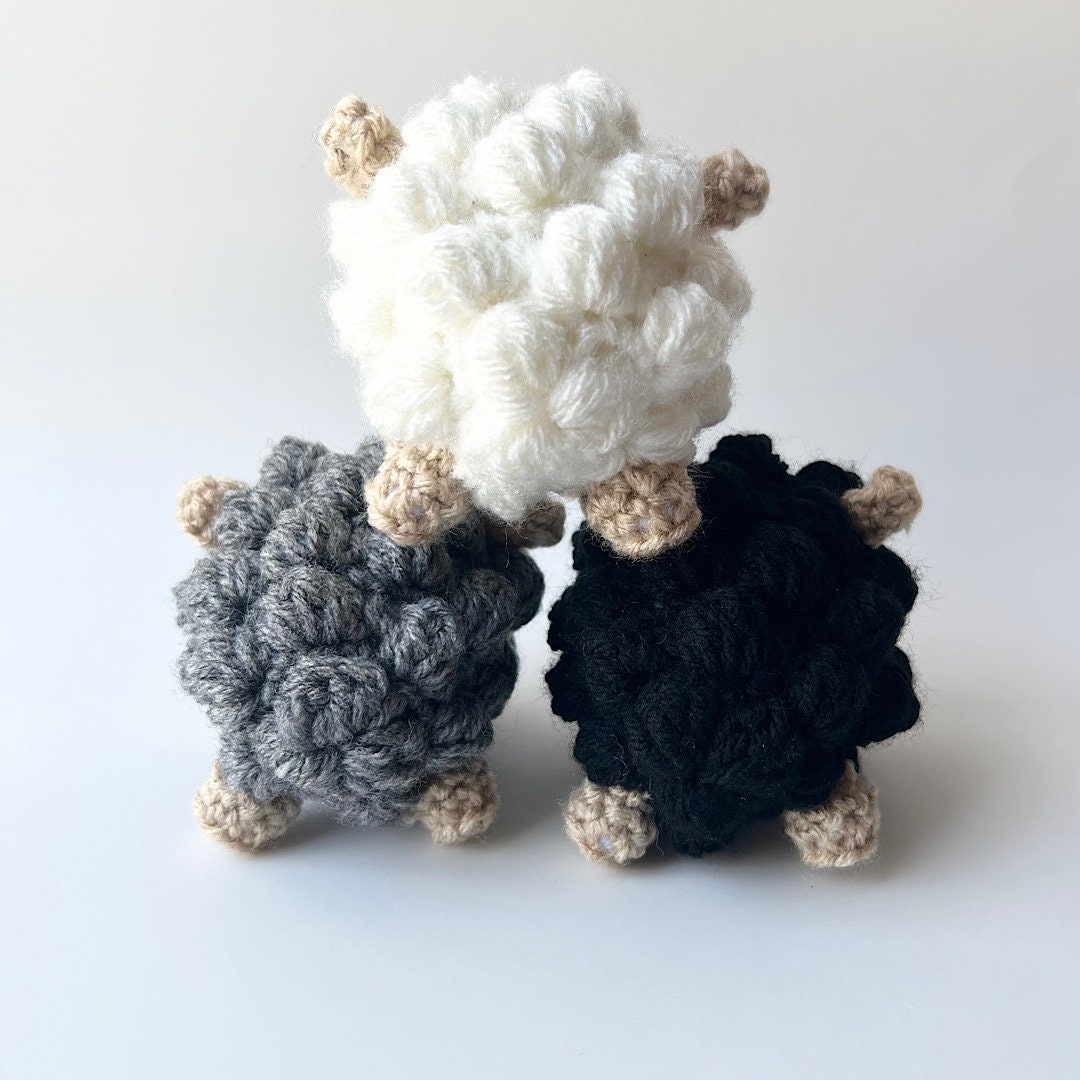 PATTERN Mini Sheep | Amigurumi Crochet Farm Barn Animals Stuffed Toys ...