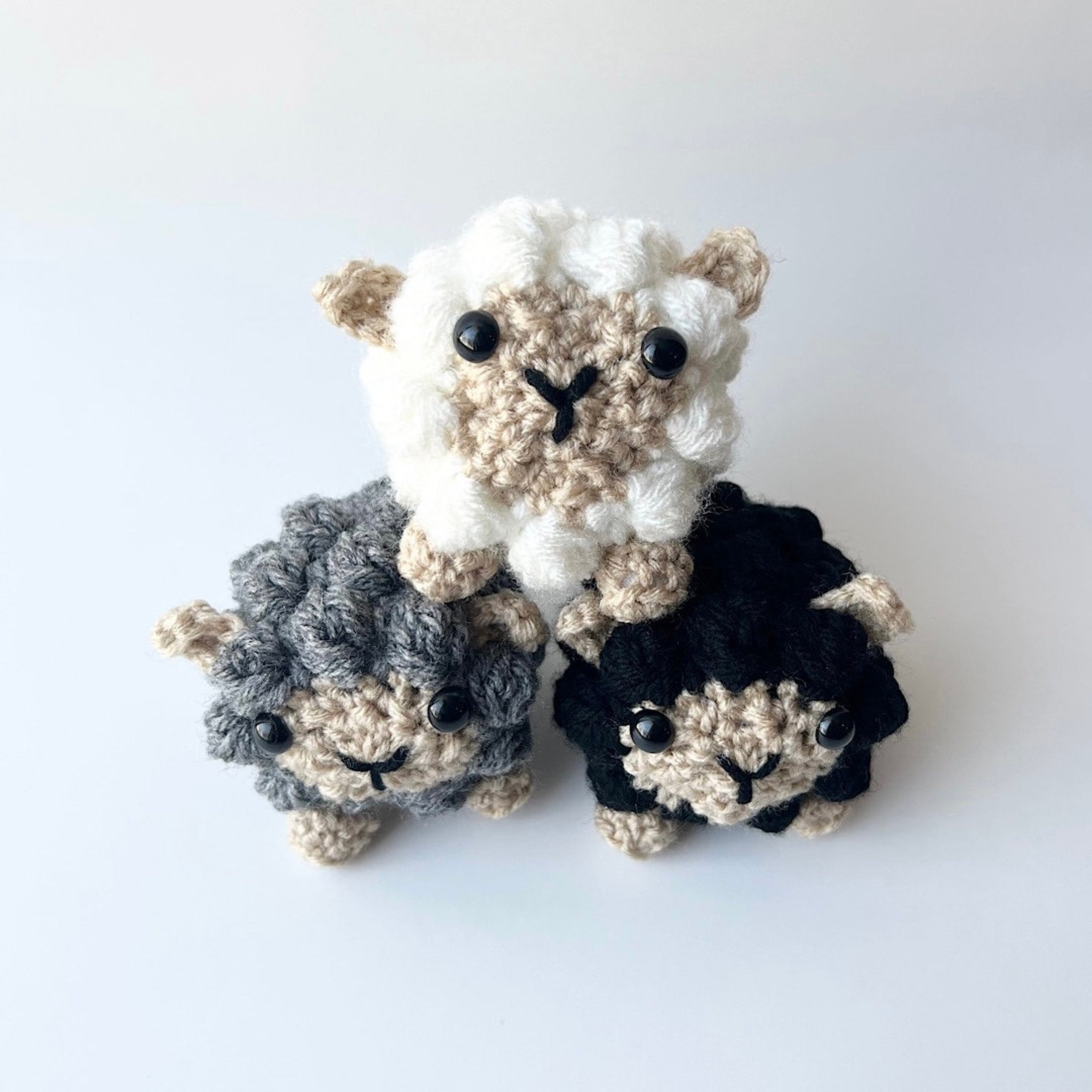 PATTERN Mini Sheep | Amigurumi Crochet Farm Barn Animals Stuffed Toys ...