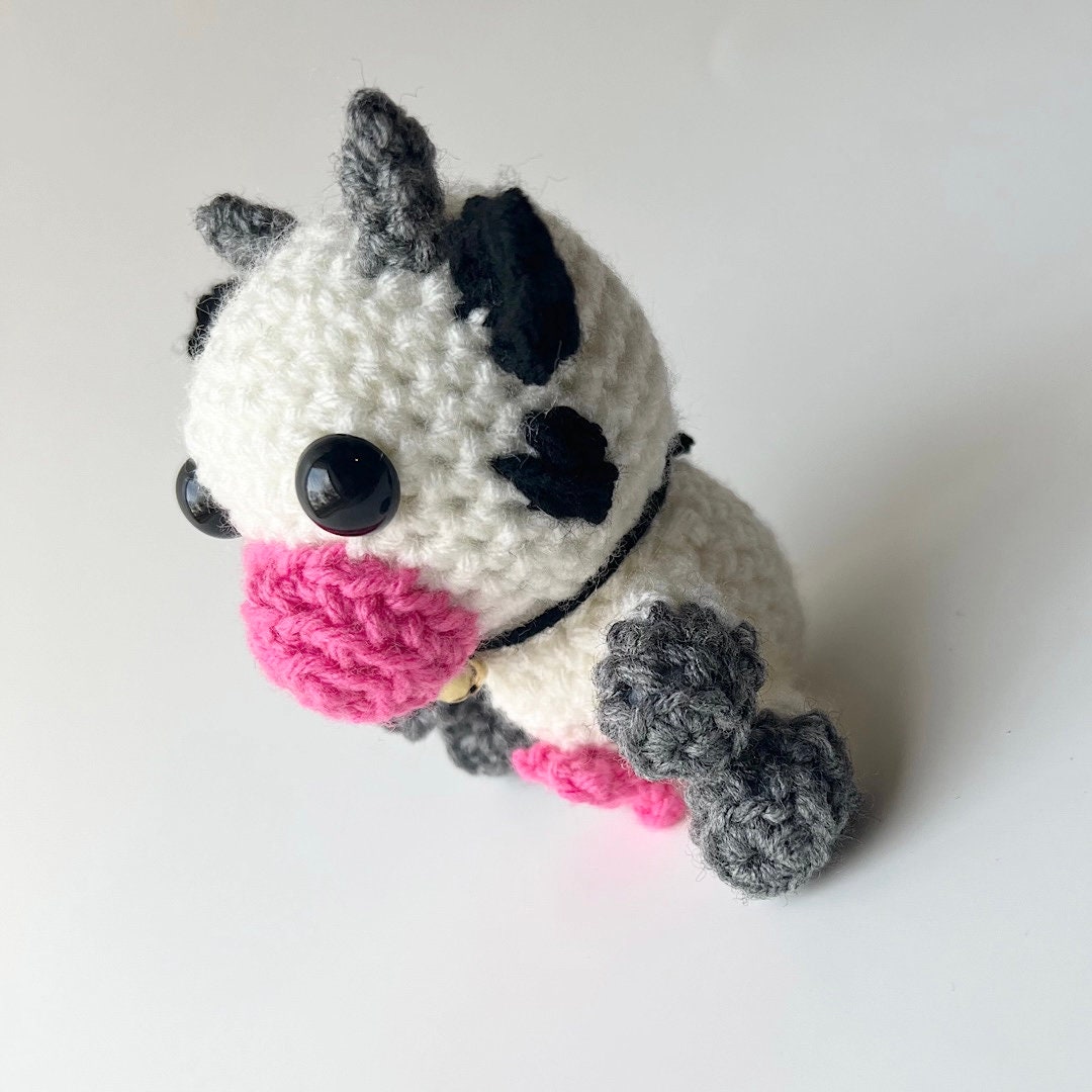 PATTERN Mini Cow | Amigurumi Crochet Farm Barn Animals Stuffed Toys for ...
