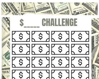 LOVE Savings Challenge One Dollar a Day - Etsy