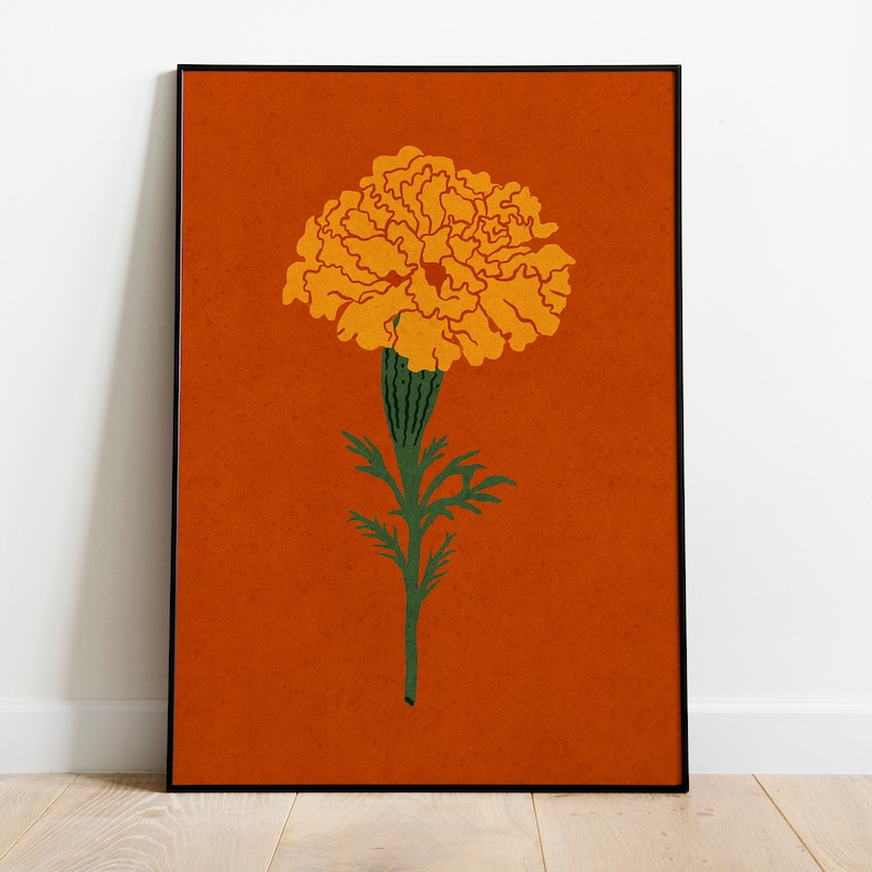 Marigold Print - Etsy