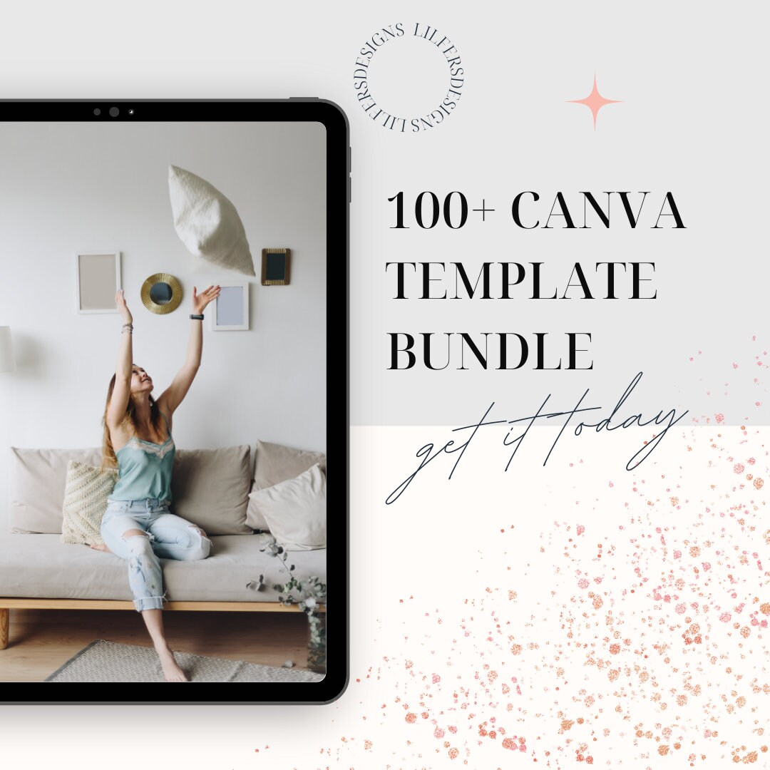 Canva Template BUNDLE! Canva Vorlage. Canva Vorlage Social Media. Canva ...
