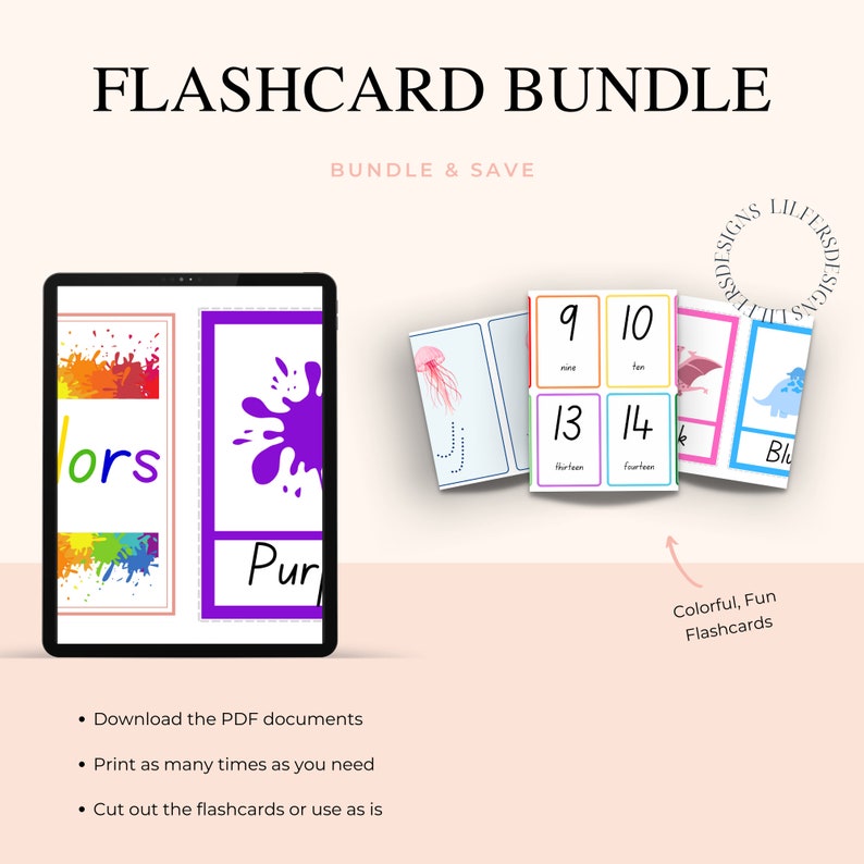 FLASHCARD BUNDLE Flashcards for Kids Flashcards for - Etsy