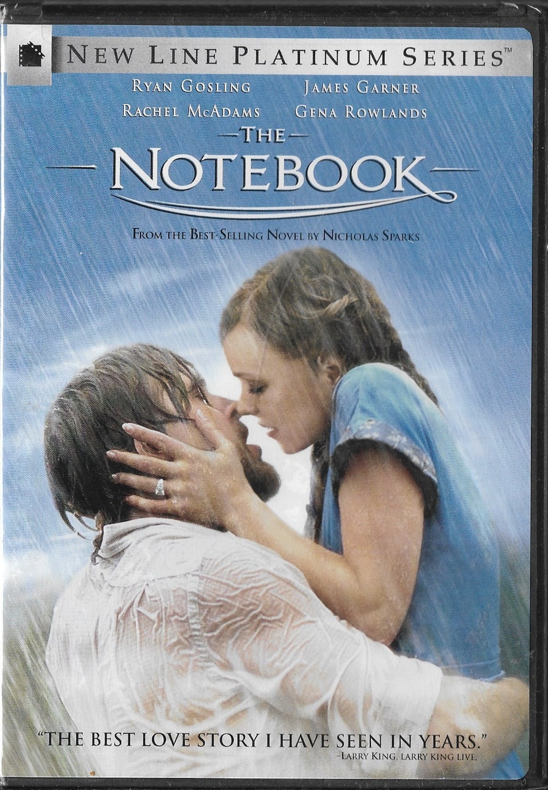 The Notebook (DVD, 2004) Romance, Drama, Ryan Gosling, Rachel Mcadams, James Garner, Gena ...