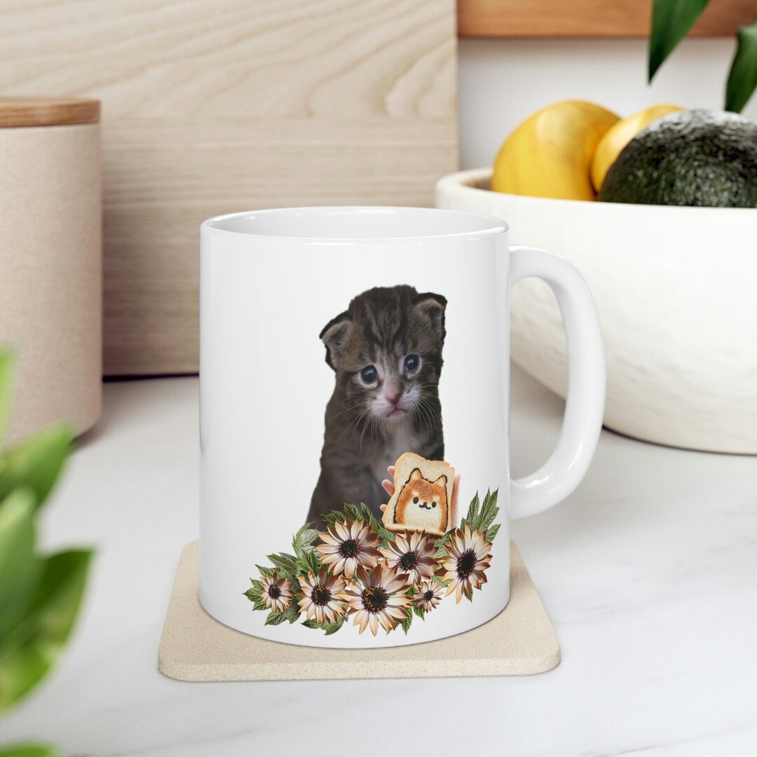 Best Sad Kitty Mug - Cool Kitty Cat Mug for Cat Lovers - Sweet Cute ...