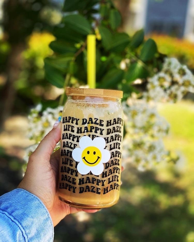 Custom Iced Coffee Glass - Etsy