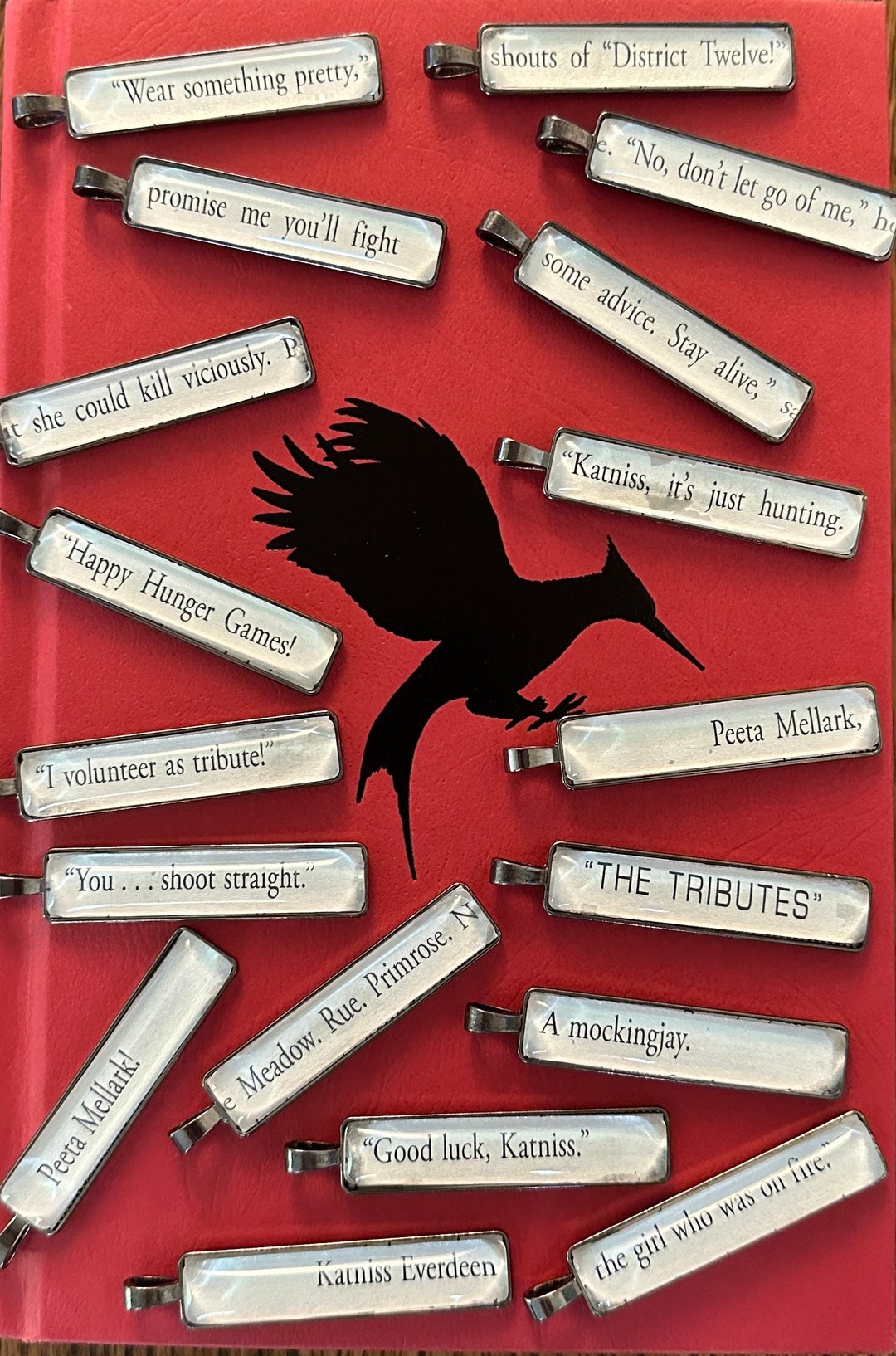Hunger Games Mystery Book Quote Charm Keychain - Etsy Canada