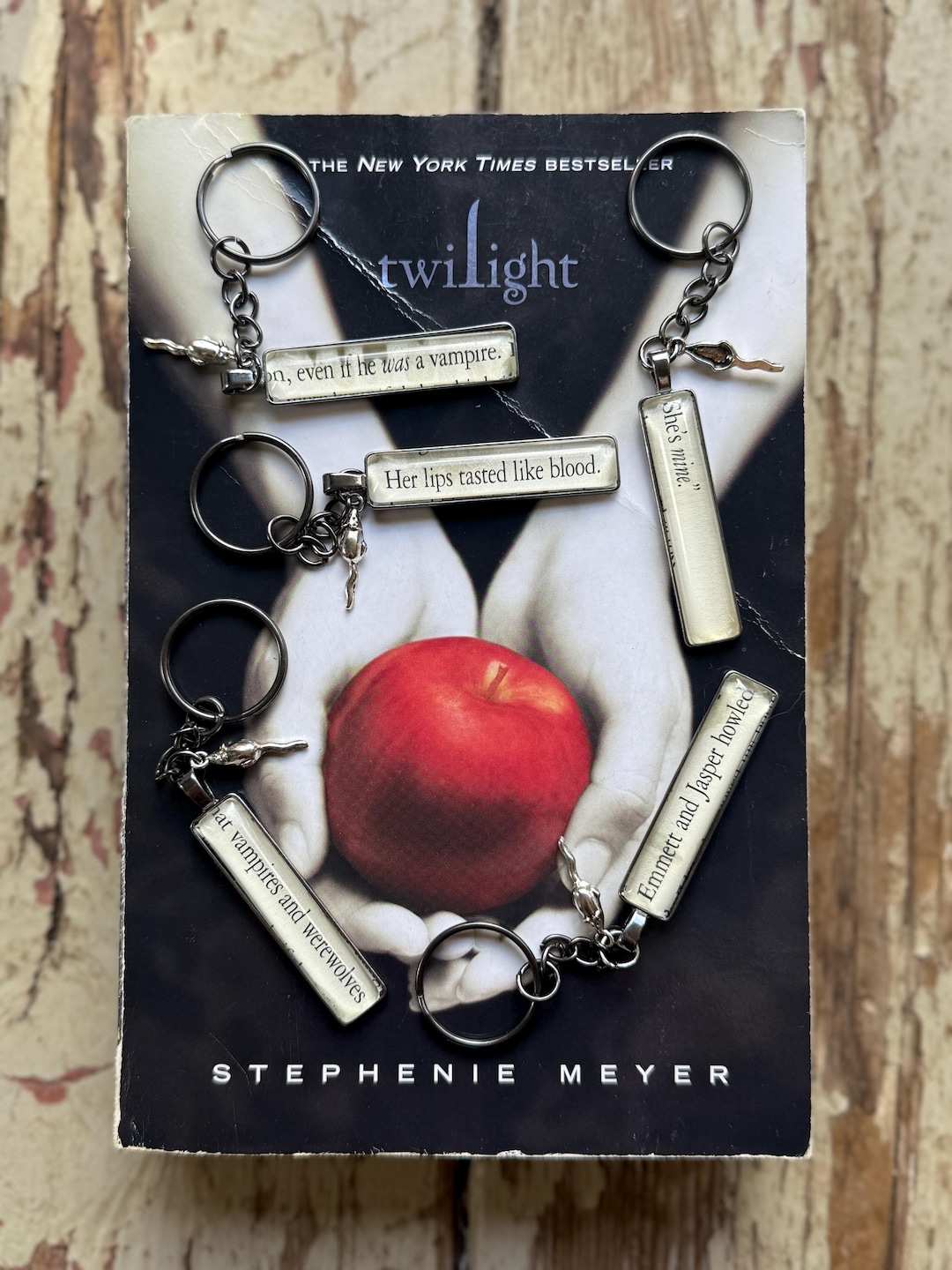 Twilight Mystery Quote Charm Keychain - Etsy