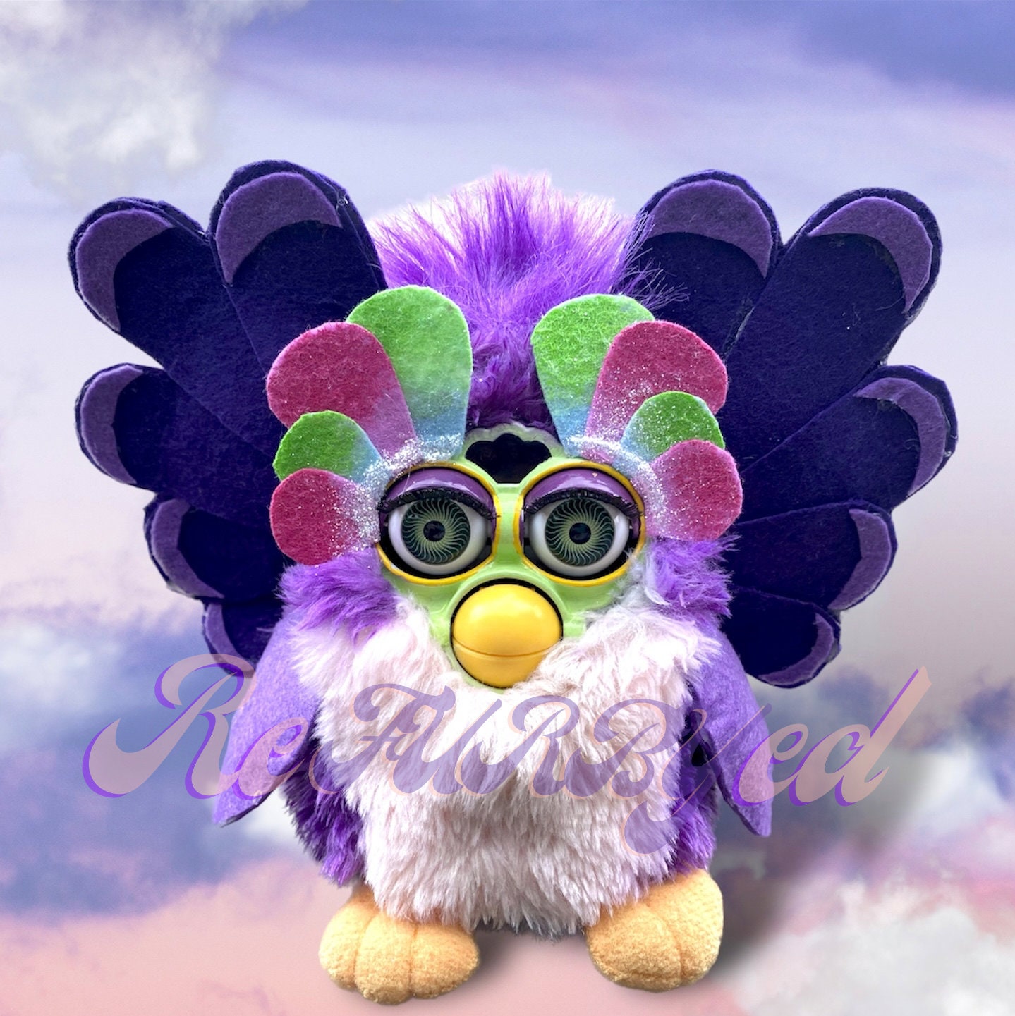 Custom CHATTERMAX Bluey Inspo Custom Furby WORKING - Etsy