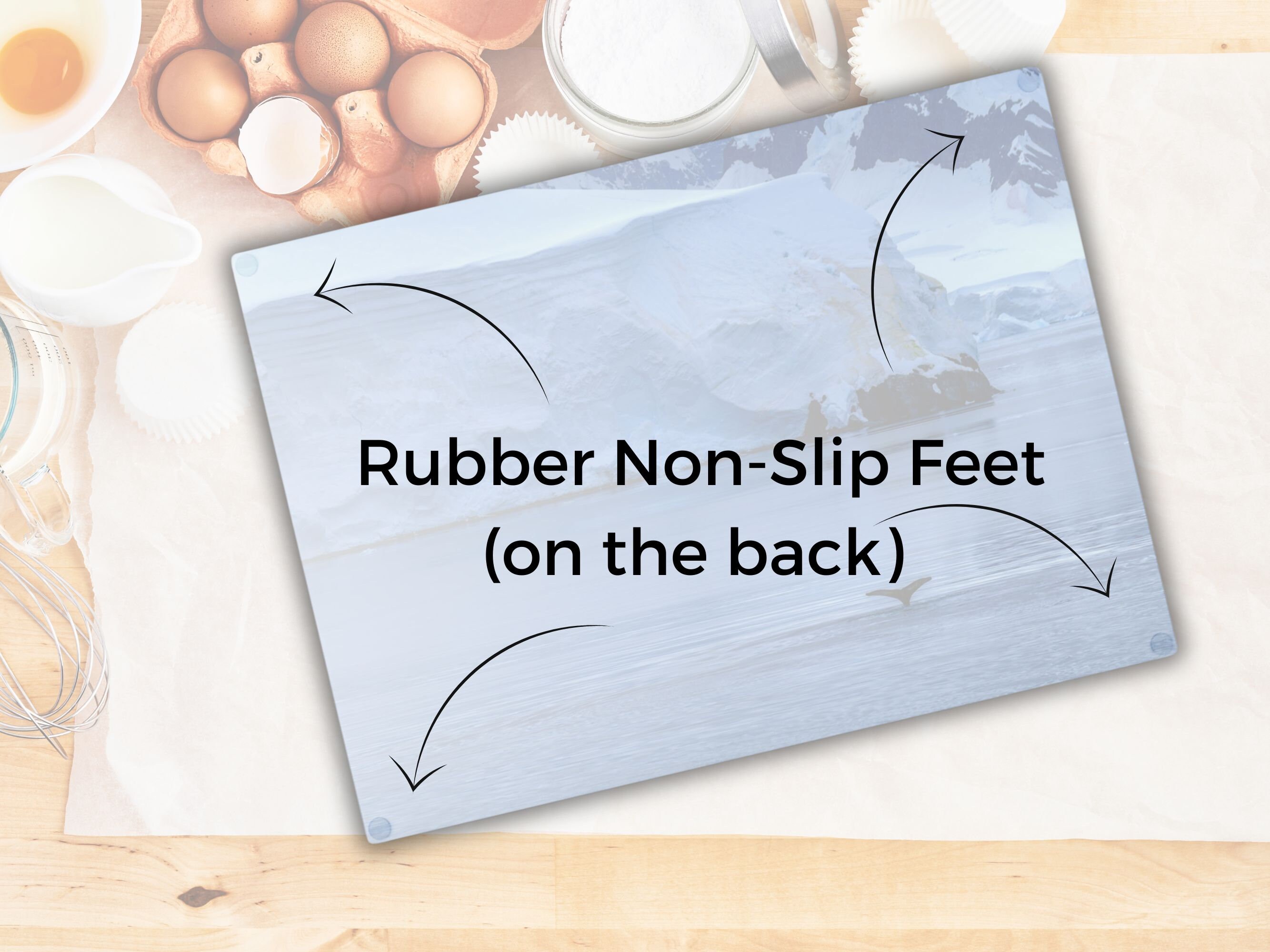 Custom Large Glass Cutting Board Tempered Glass Kitchenware Charcuterie ...