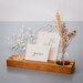 Test Tube Vase Wooden Stand Decoration Gift Idea in White - Etsy