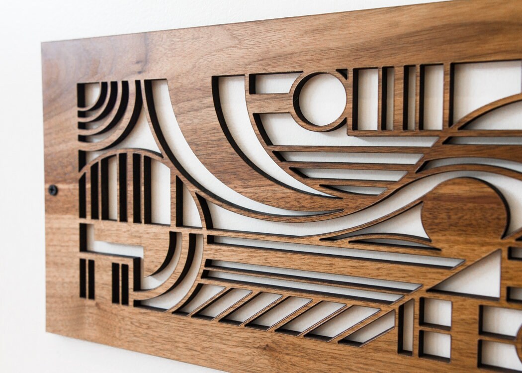 Midcentury Wood Wall Vent Digital Download Laser Cut Vector File - Etsy