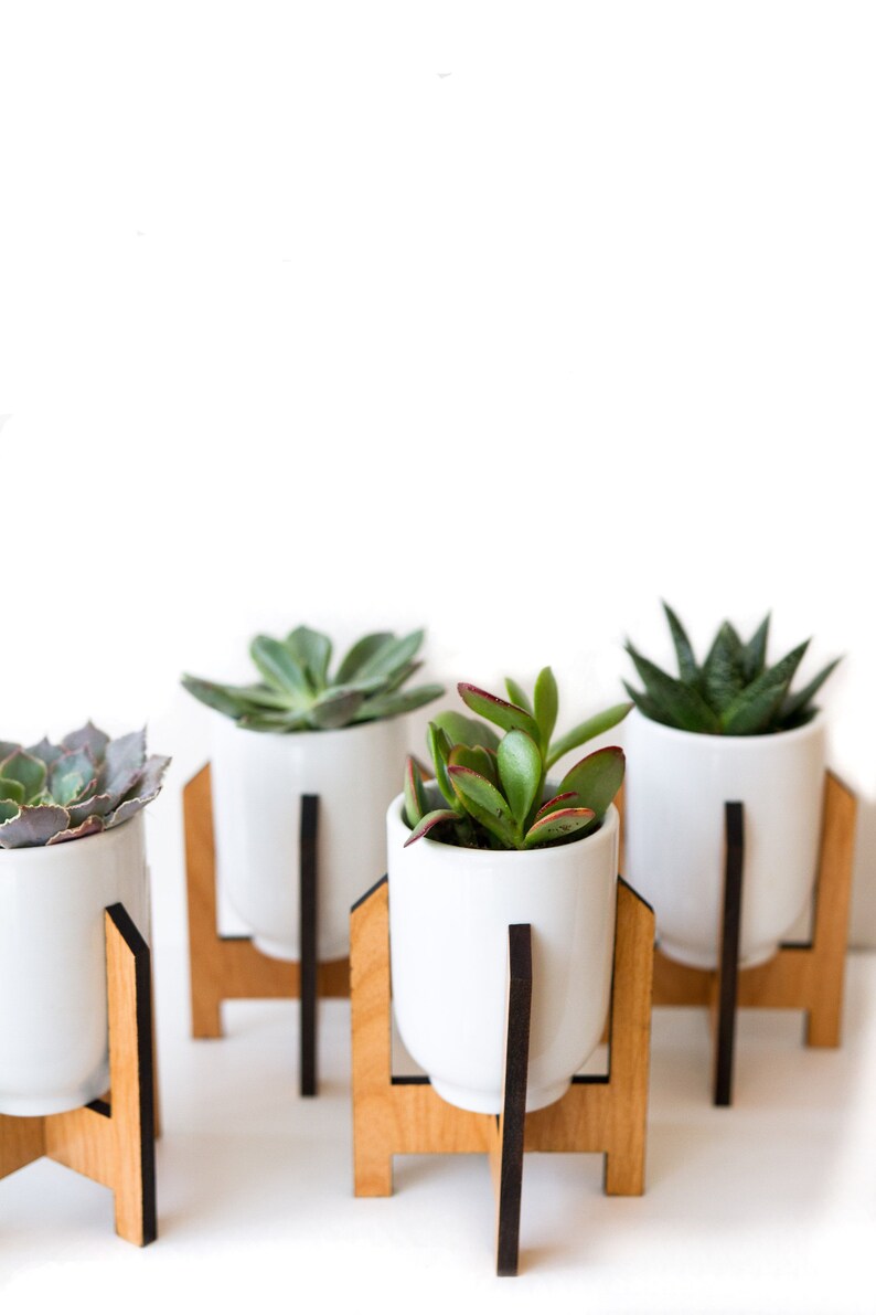 Mini Modern Wood Planter Digital Download Laser Cut and CNC Vector File ...