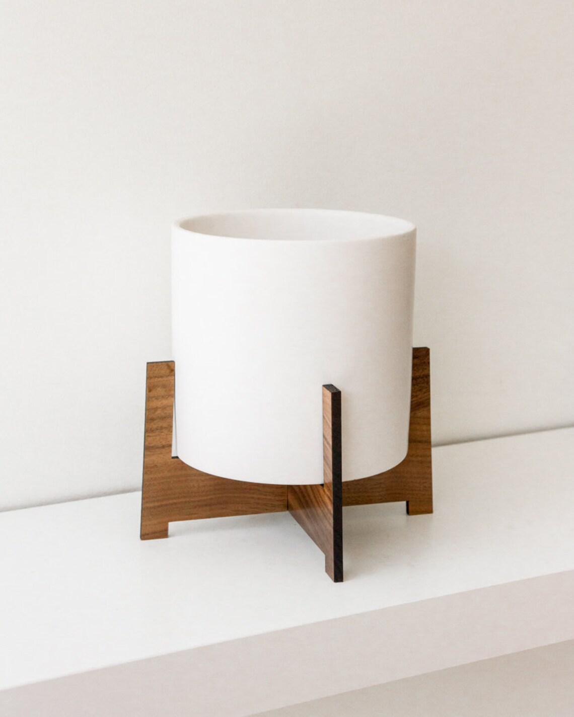 Set of 4 Midcentury Modern Wood Plant Stands Digital - Etsy