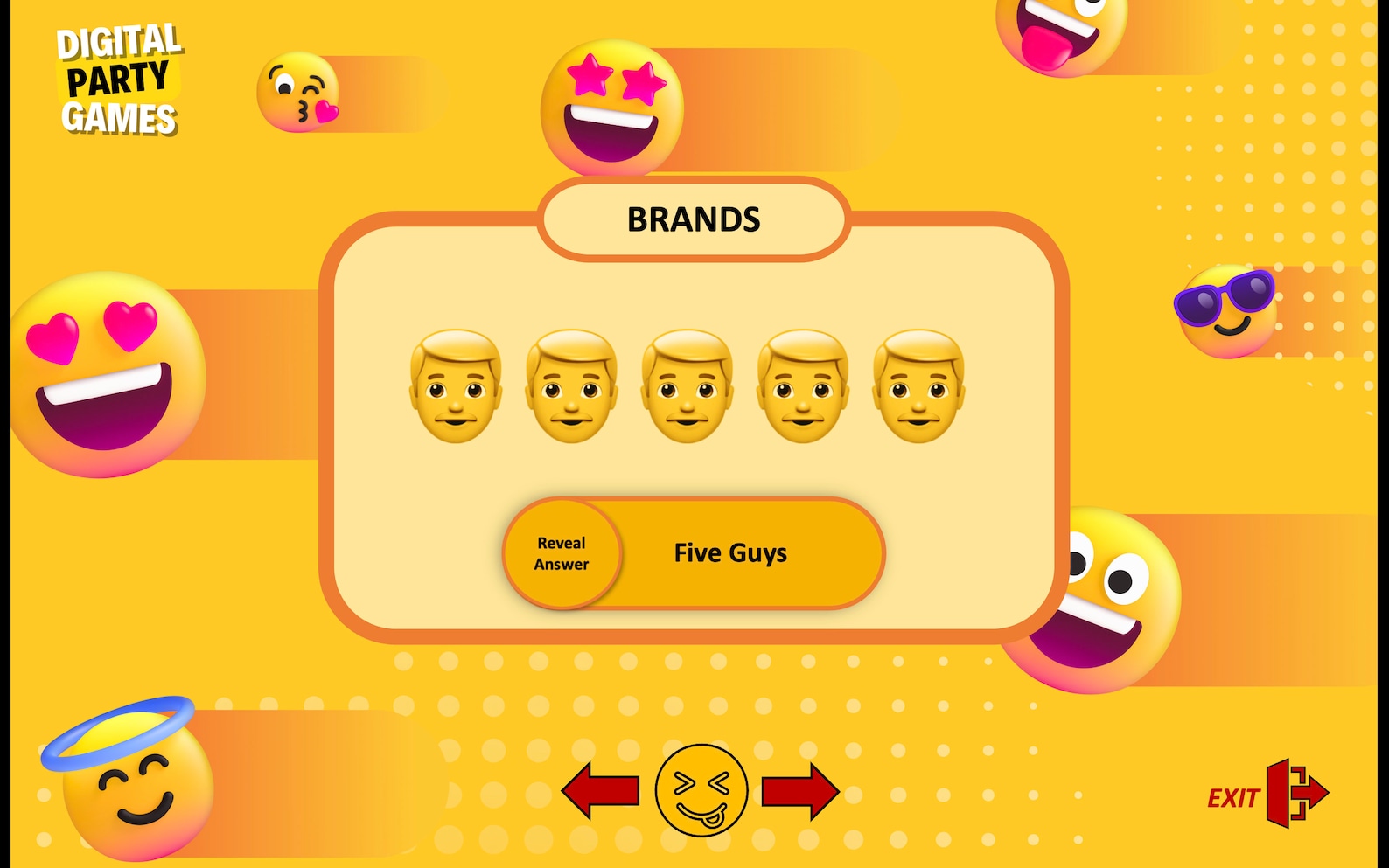 Emoji Trivia Powerpoint Quiz Digital Game Fun 50 Questions Online ...