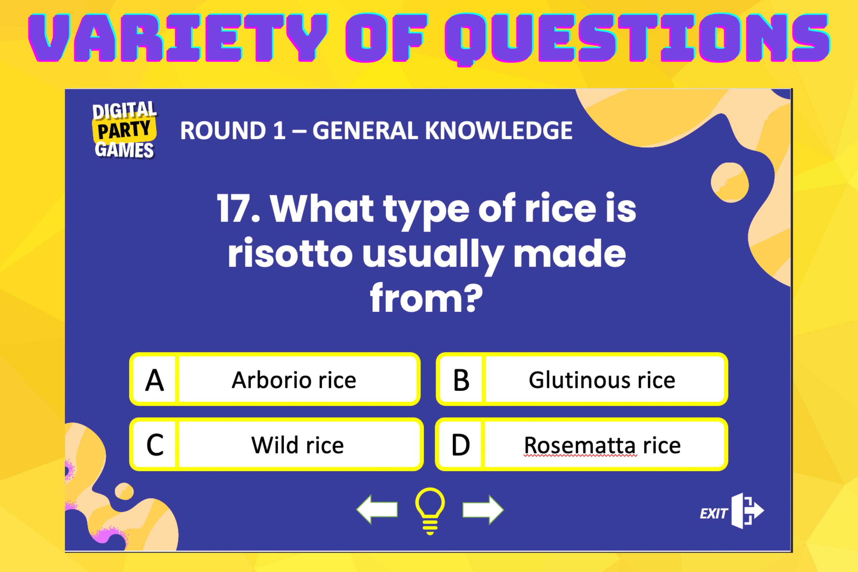 Trivia Quiz Digital Game Powerpoint Fun Pub General Knowledge 50 ...