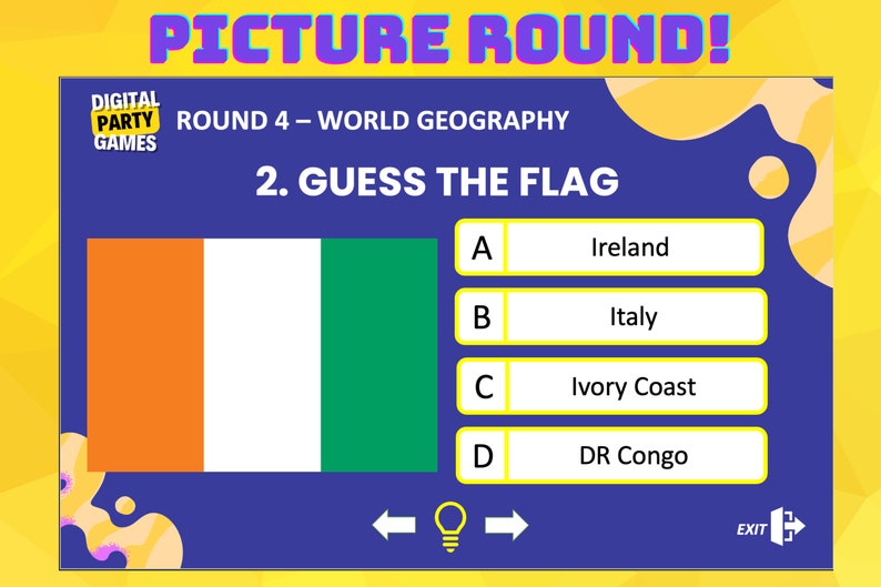 Trivia Quiz Digital Game Powerpoint Fun Pub General Knowledge 50 ...