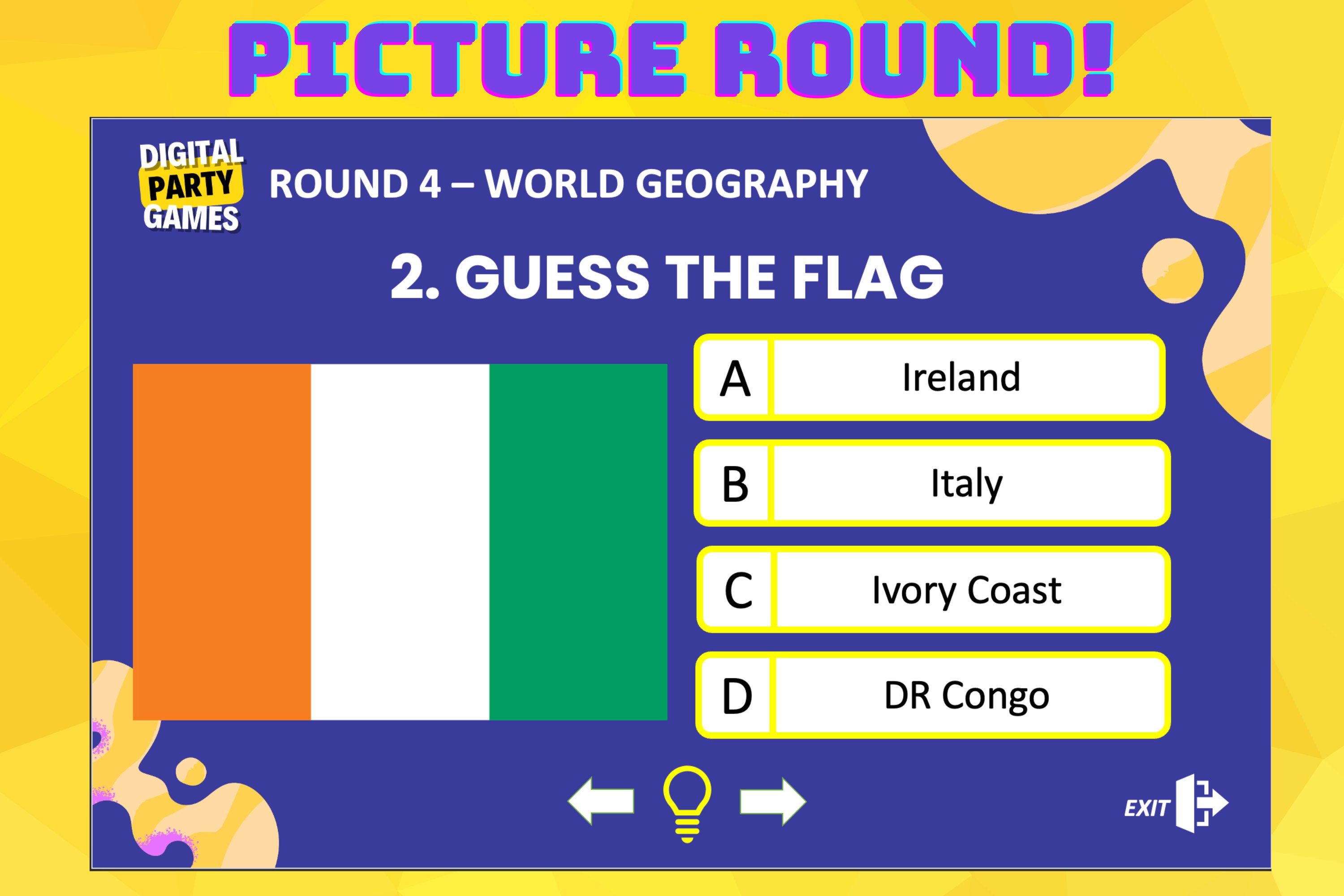 Trivia Quiz Digital Game Powerpoint Fun Pub General Knowledge 50 ...