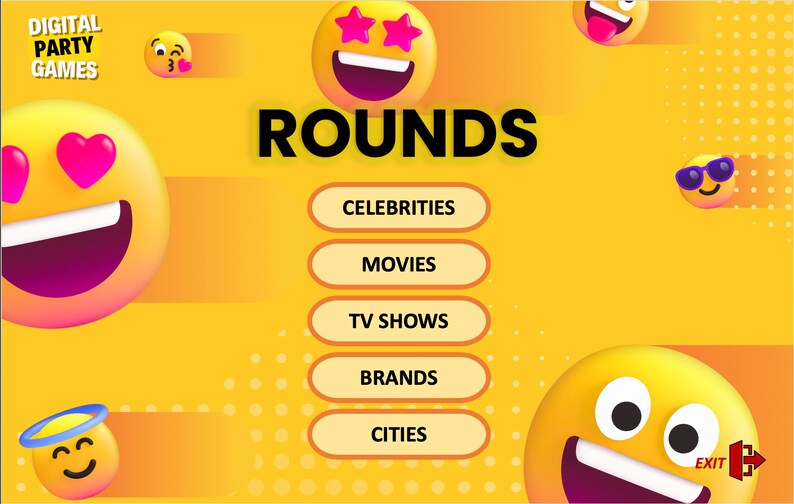 Emoji Trivia Powerpoint Quiz Digital Game Fun 50 Questions Online ...