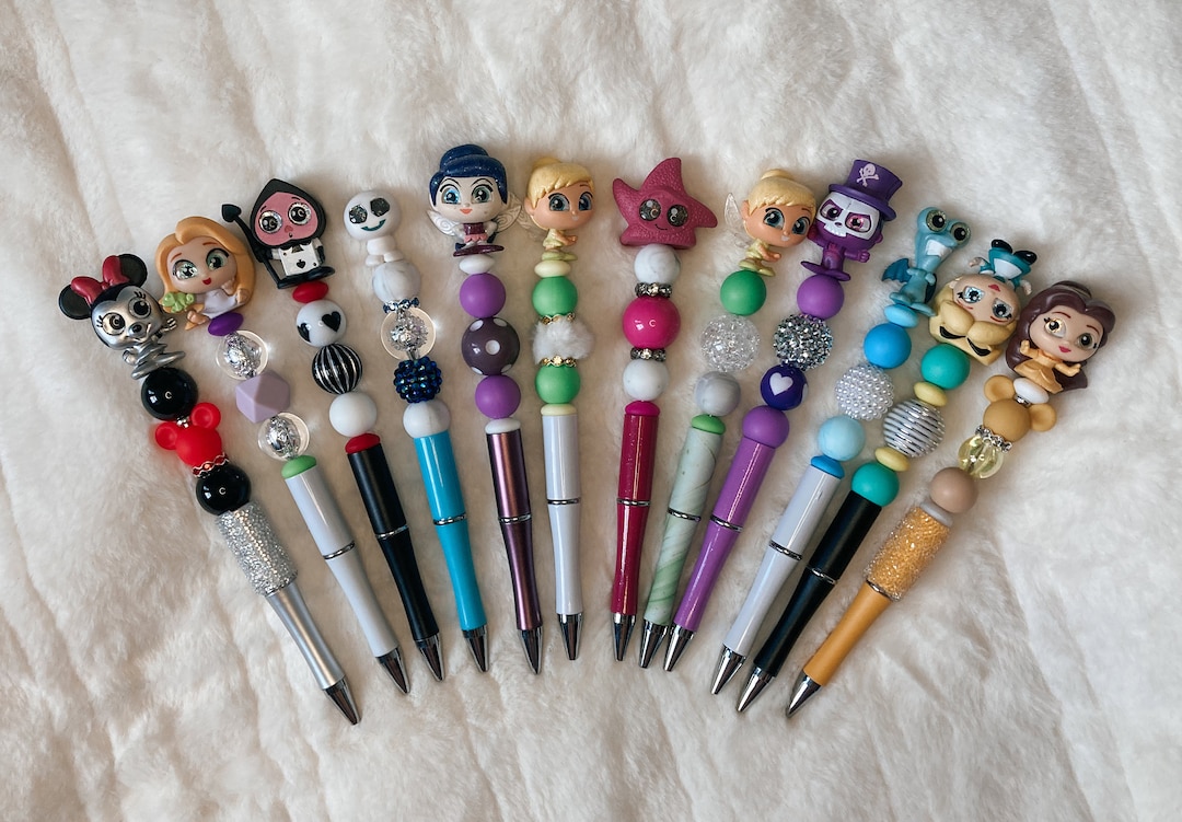 Beaded Pens Doorable Disney Characters Pens - Etsy