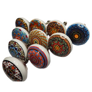 Ceramic Door Knobs and Pulls for Kitchen Drawers Assorted - Etsy